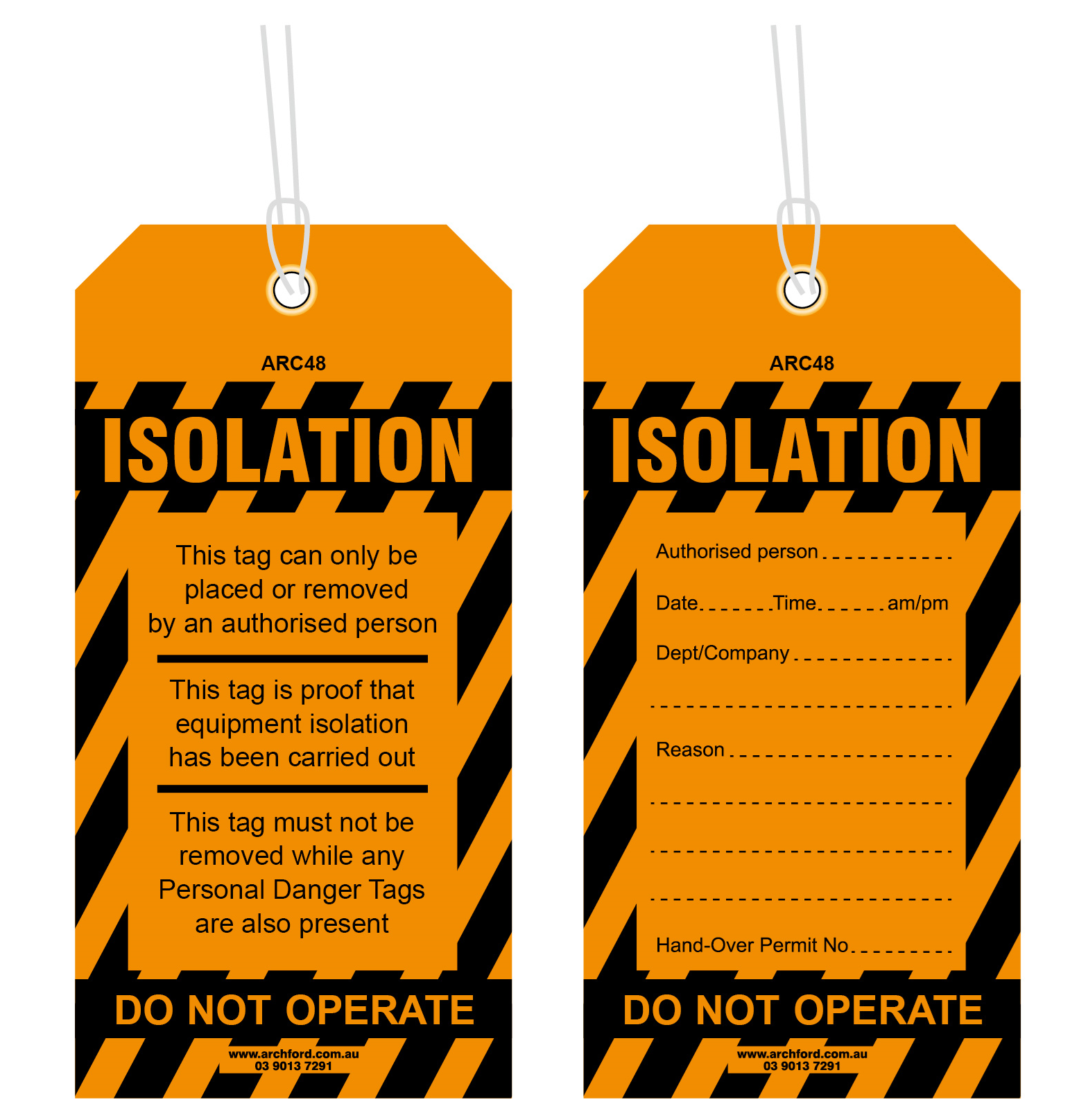 Isolation Tag Isolation Tag