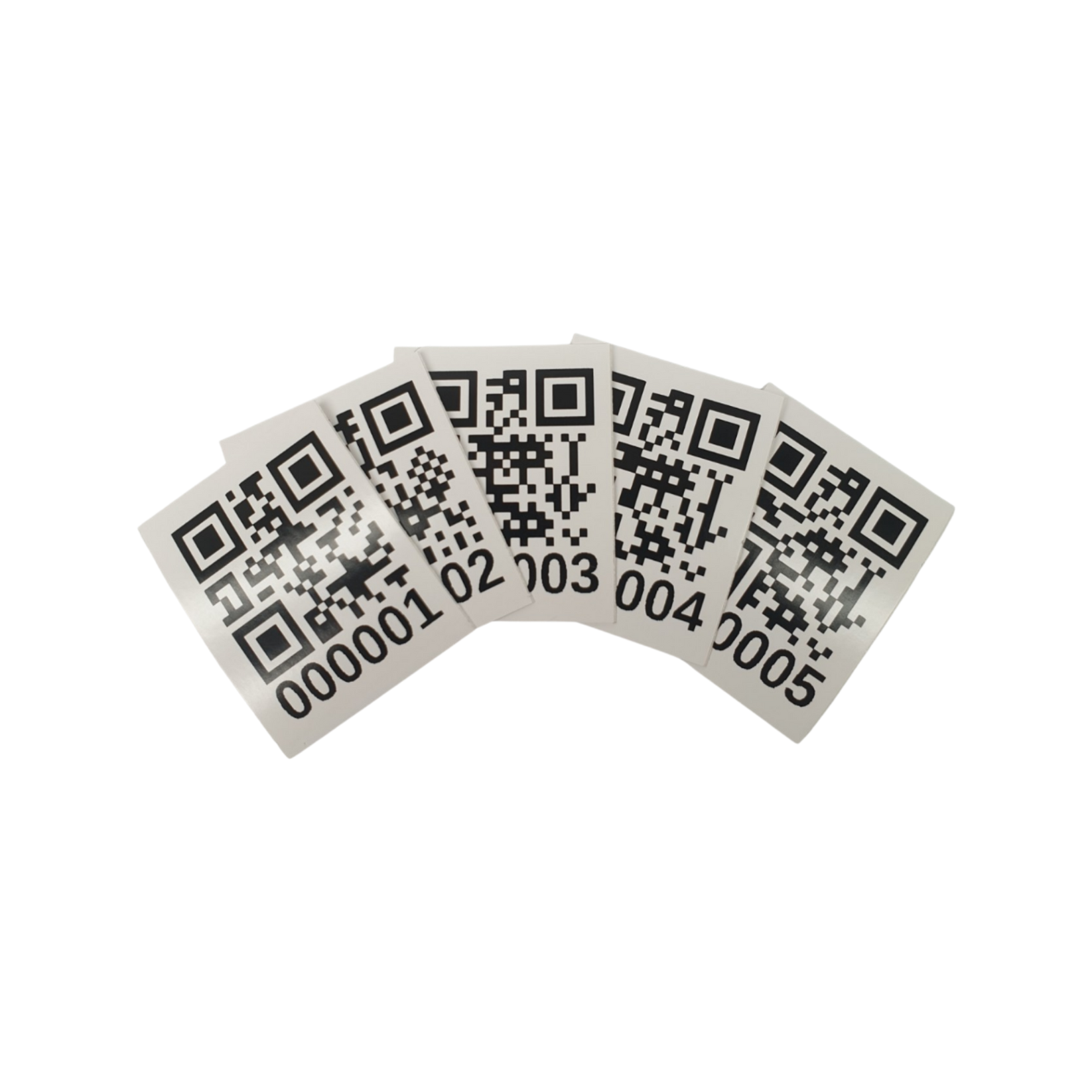Pre Printed QR Code Asset Labels (200 Labels)